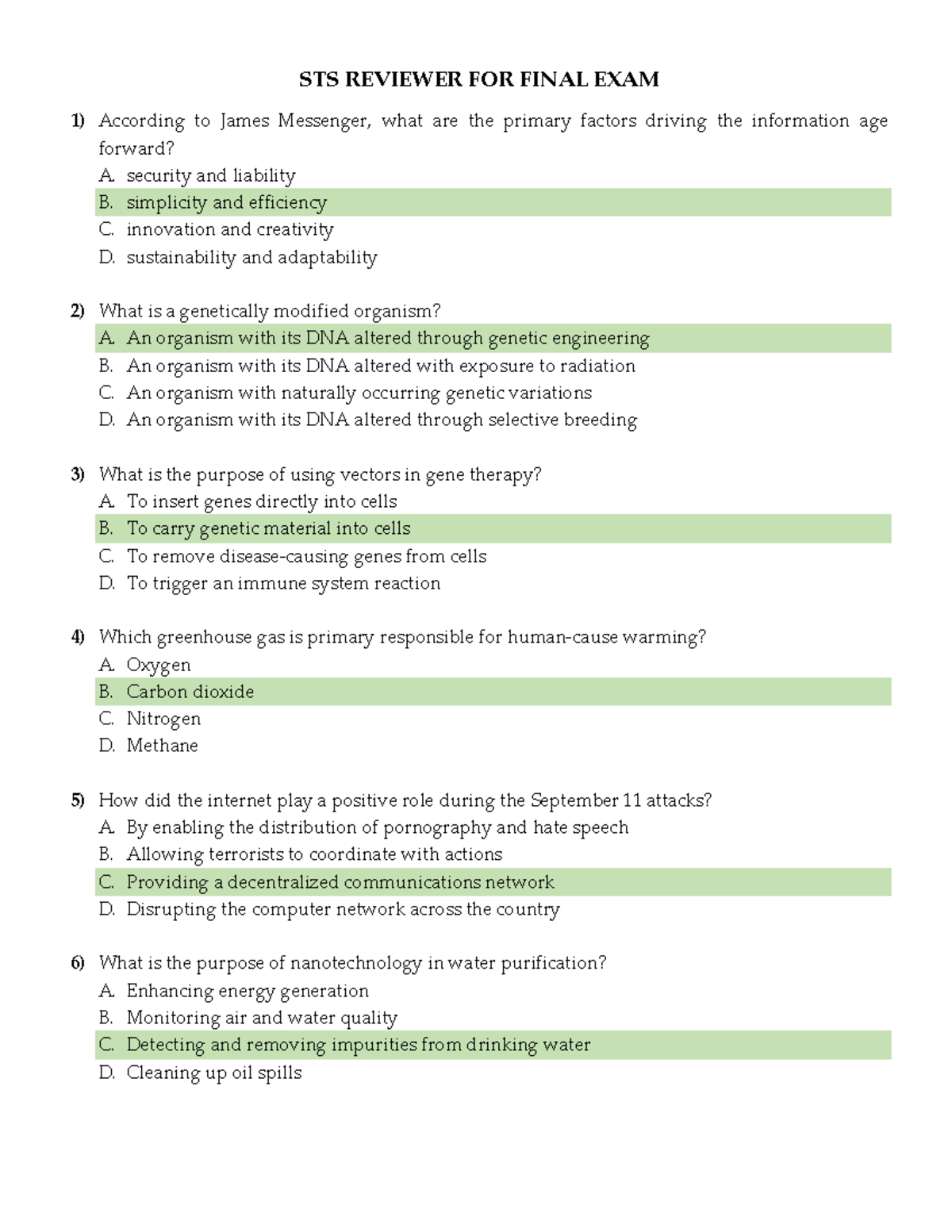 STS- Reviewer-FOR- Final- Examination-1 - STS REVIEWER FOR FINAL EXAM ...
