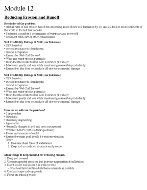 Soil science Module 2 Notes - 1-25- Module 2 Soil morphology Color o ...