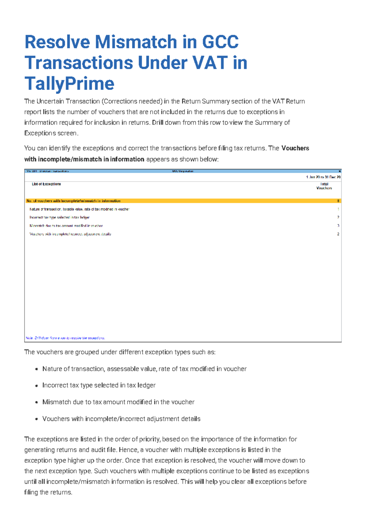 Gcc vat resolve exceptions tally - The Uncertain Transaction ...