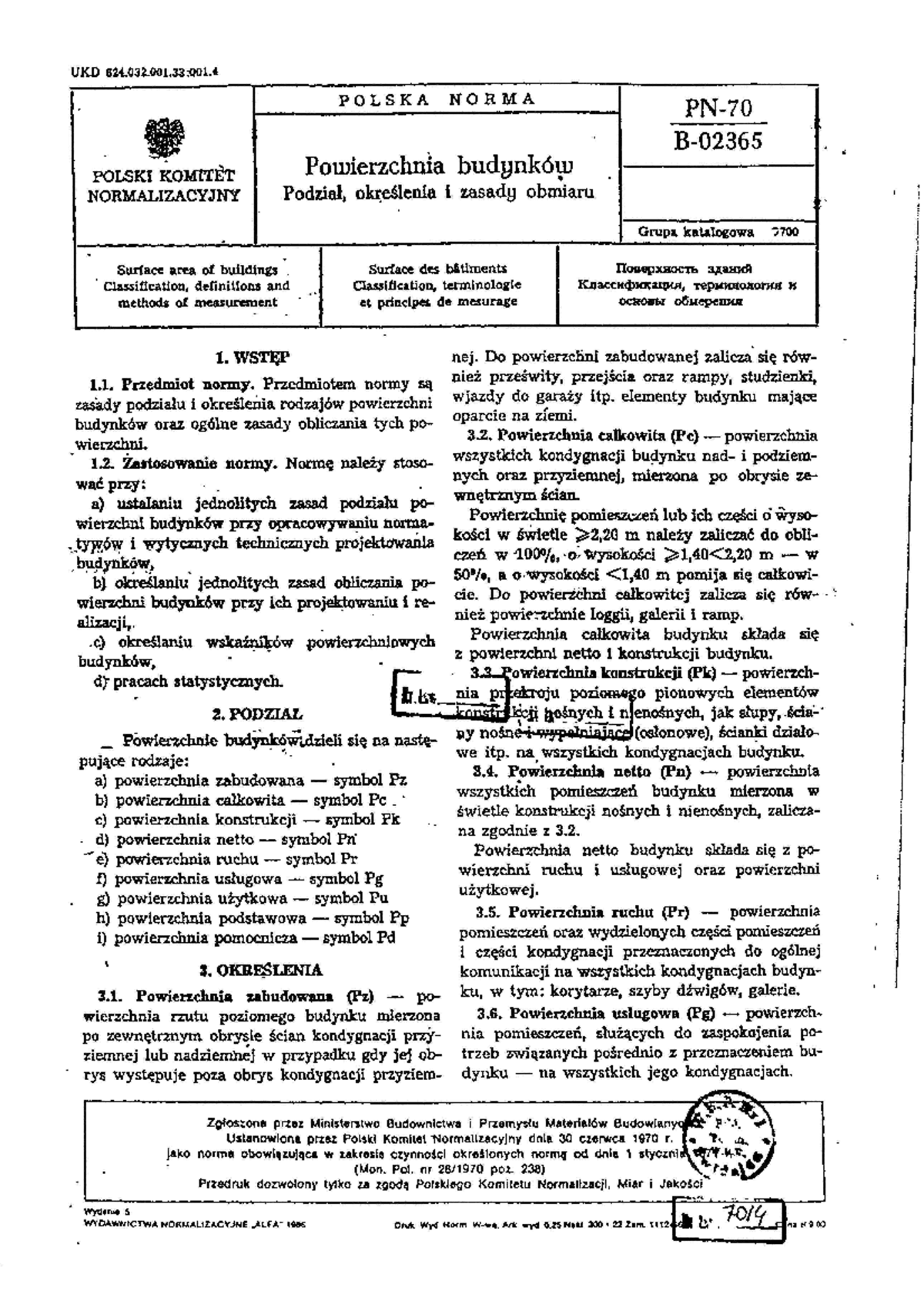 PN 70 B 02365 - UKD 624.032.001:001 POLSKA NORMA POLSKI KOMITET ...