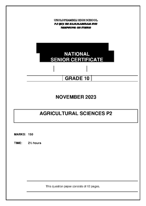 Gr 11 Agricultural Sciences Term 3 2021 Learner Revision Source ENG ...