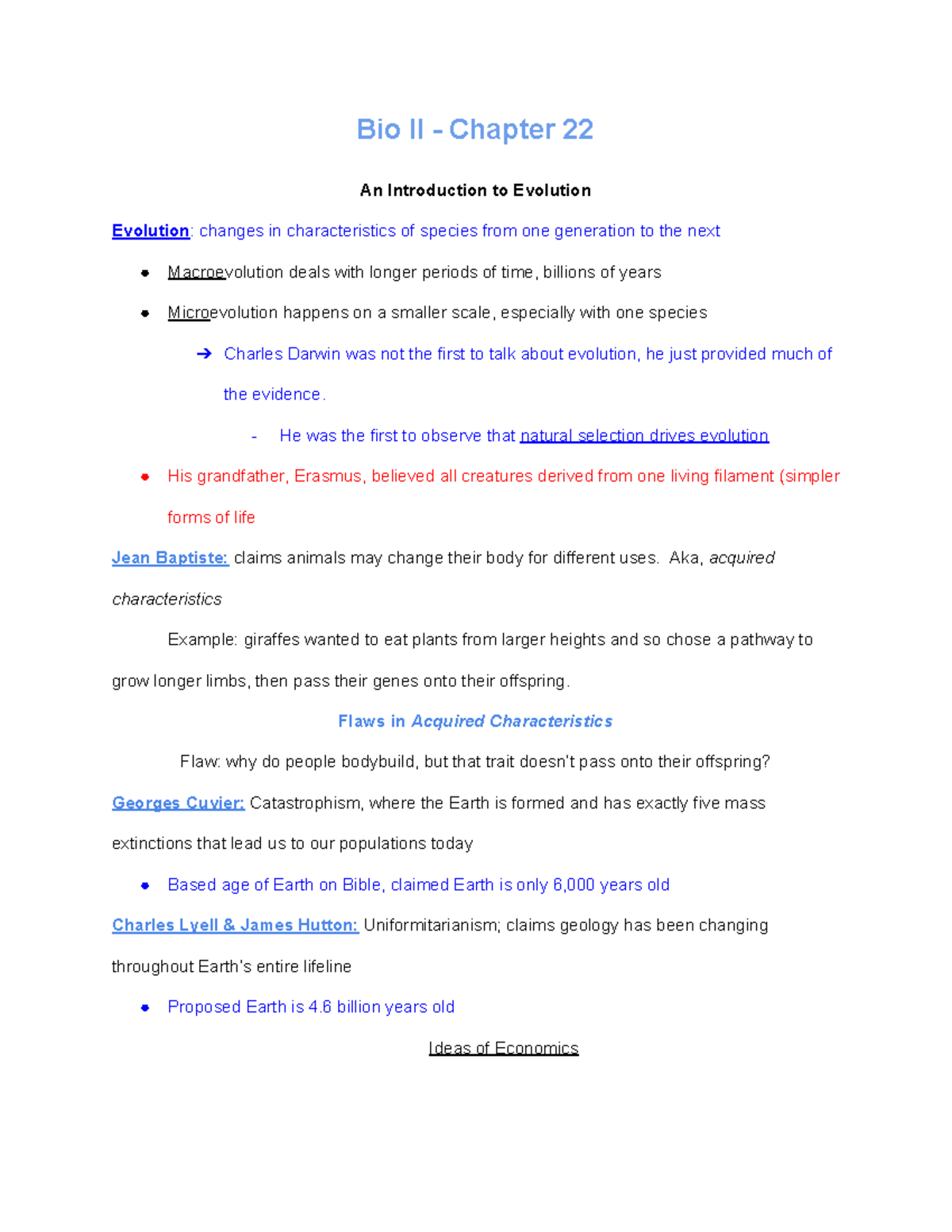Bio II - Chapter 22 Studocu - Bio II - Chapter 22 An Introduction to ...