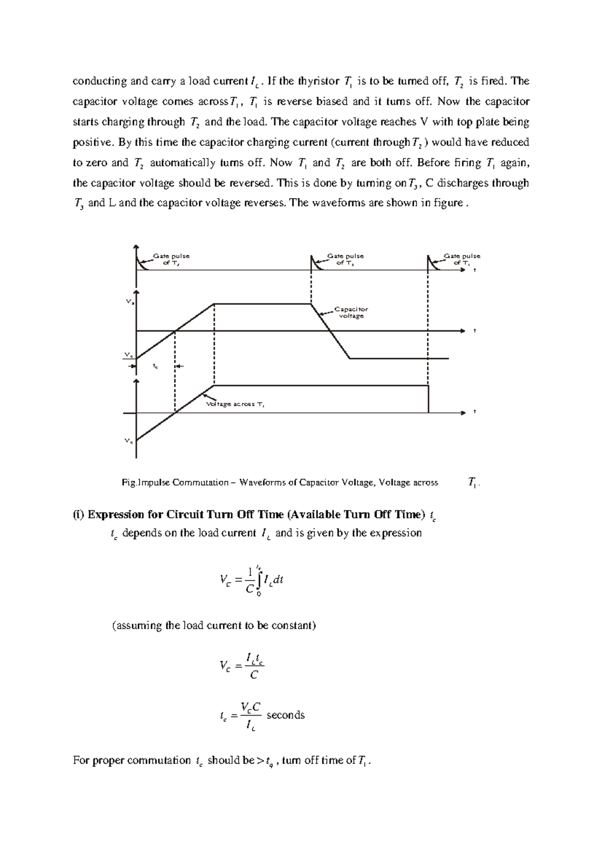 Power Electronics- ELEC 433- LEC 5 - conducting and carry a load ...