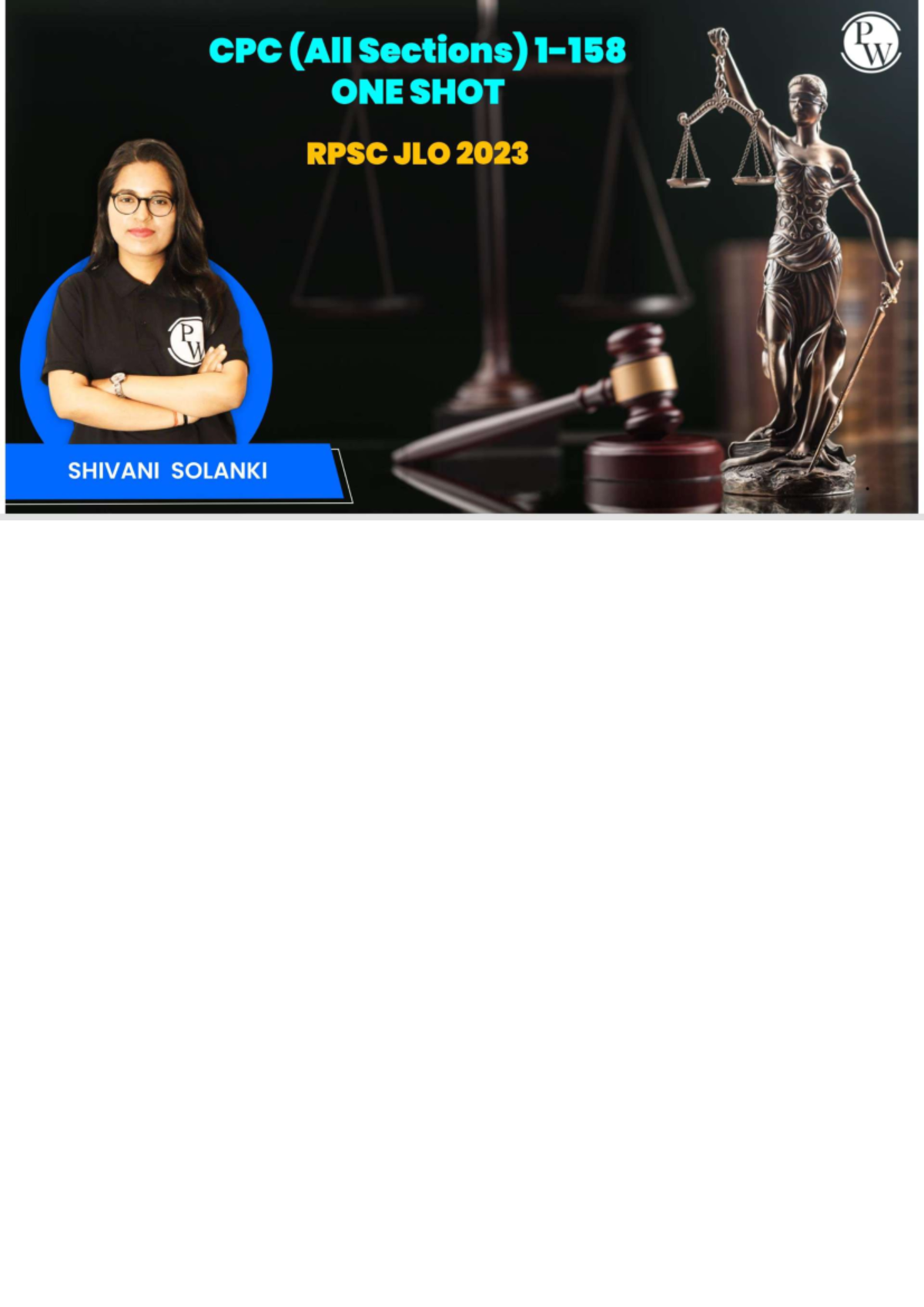 CPC One Shot (All Sections) by Shivani Mam R (1) 241112 081101 - P CPC (All W ONE SHOT RPSC JLO ...