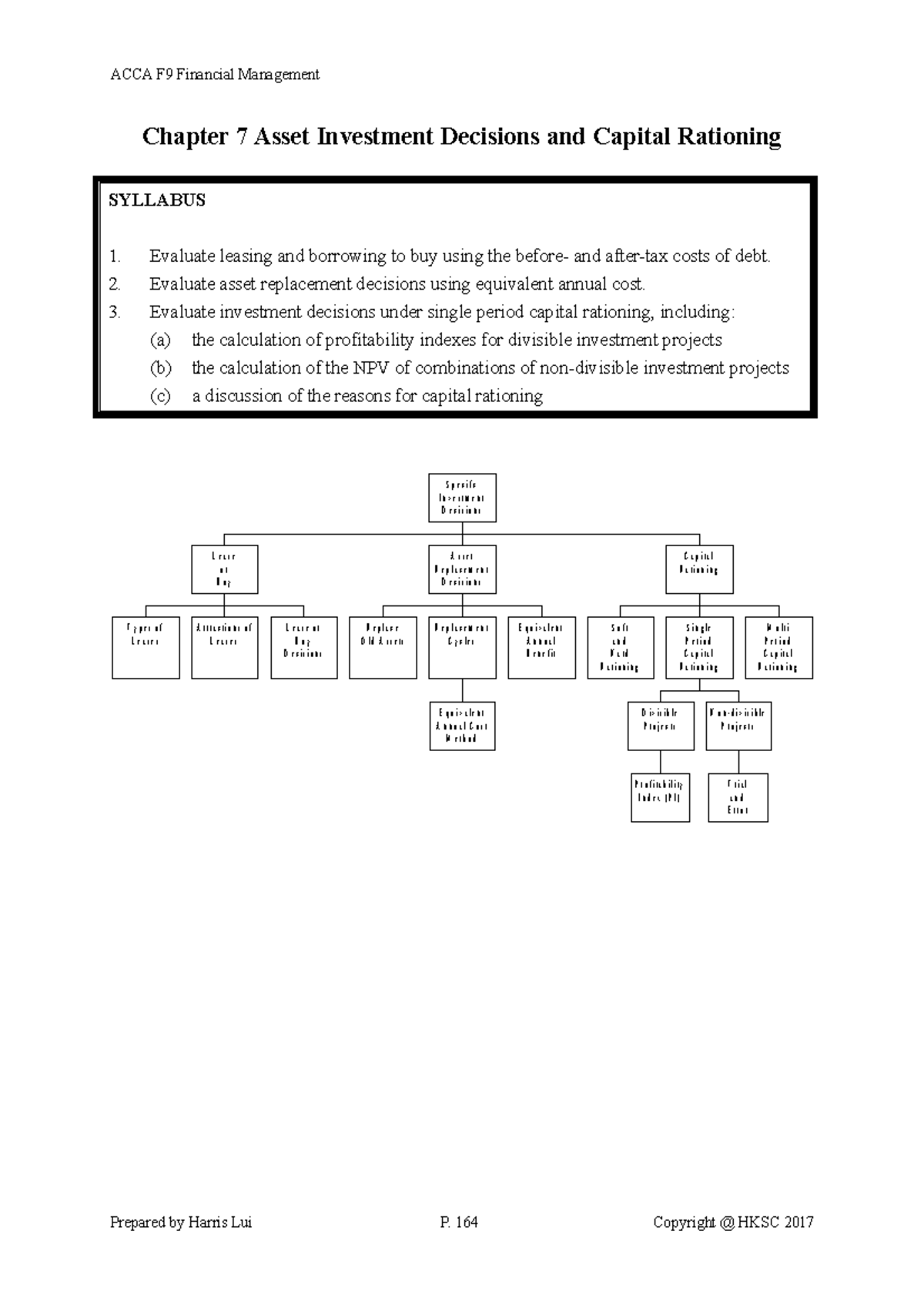 Chapter 7-Asset Invest Decision - Chapter 7 Asset Investment Decisions ...