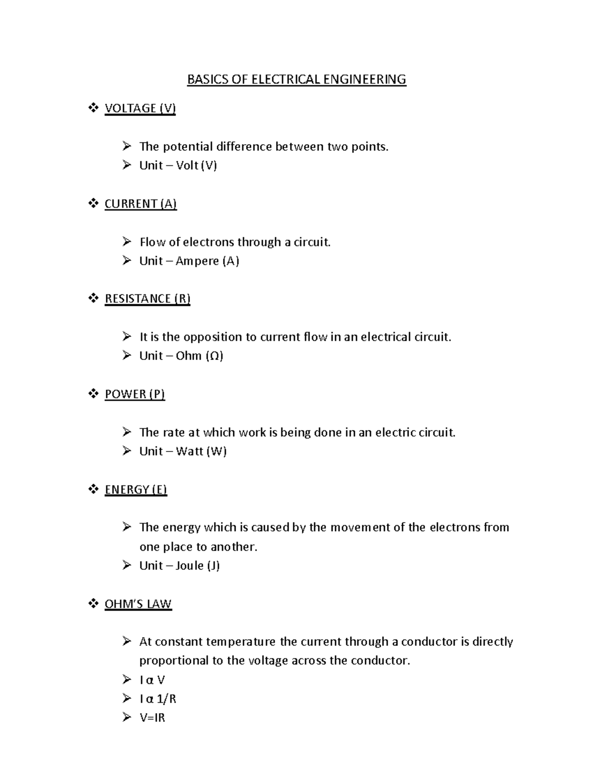 Basics OF Electrical Engineering - BASICS OF ELECTRICAL ENGINEERING ...