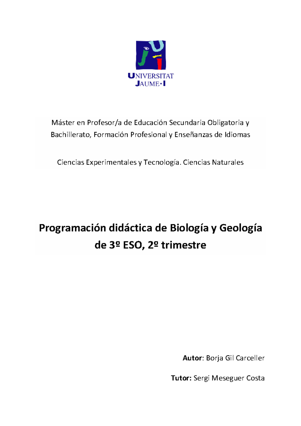 Modelo programacion TFM 2022 Gil Carceller Borjam - Máster en Profesor ...