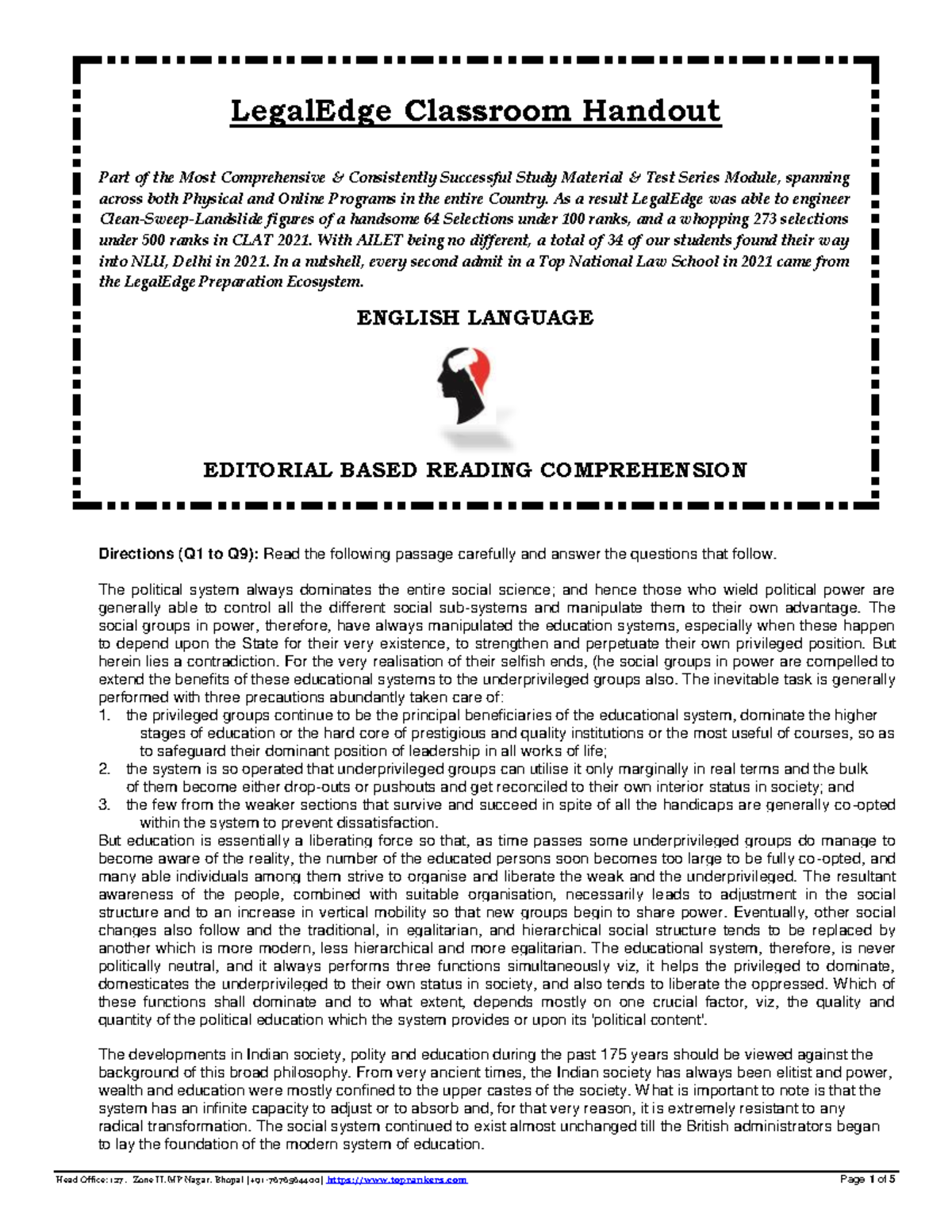 02668 d968c8b2-Editorial Based RC's - LegalEdge Classroom Handout Part ...