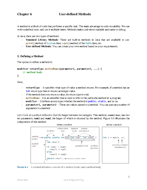 Java Programming Khmer version - Java Programming Lesson មាតិកា សេចក្តីសផតើម - Studocu