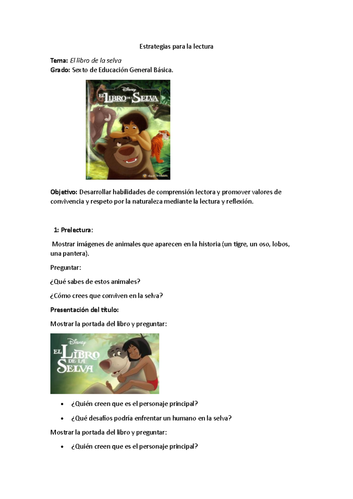 Estrategias para la lectura - Estrategias para la lectura Tema: El ...