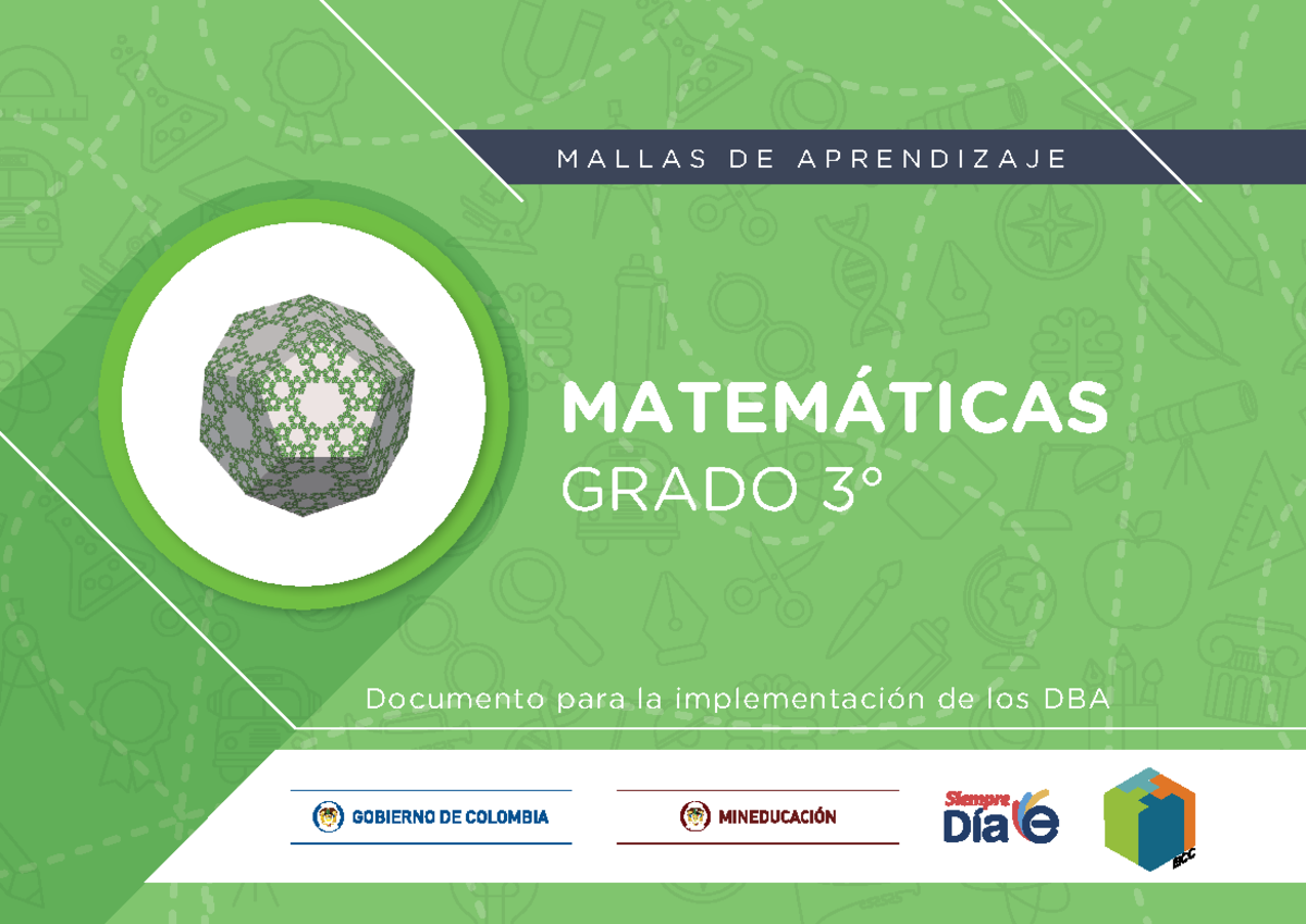 Matemáticas- Grado-3 - Malla curriculares de matematícas - M ALLA S DE AP R ENDIZ A J E ...