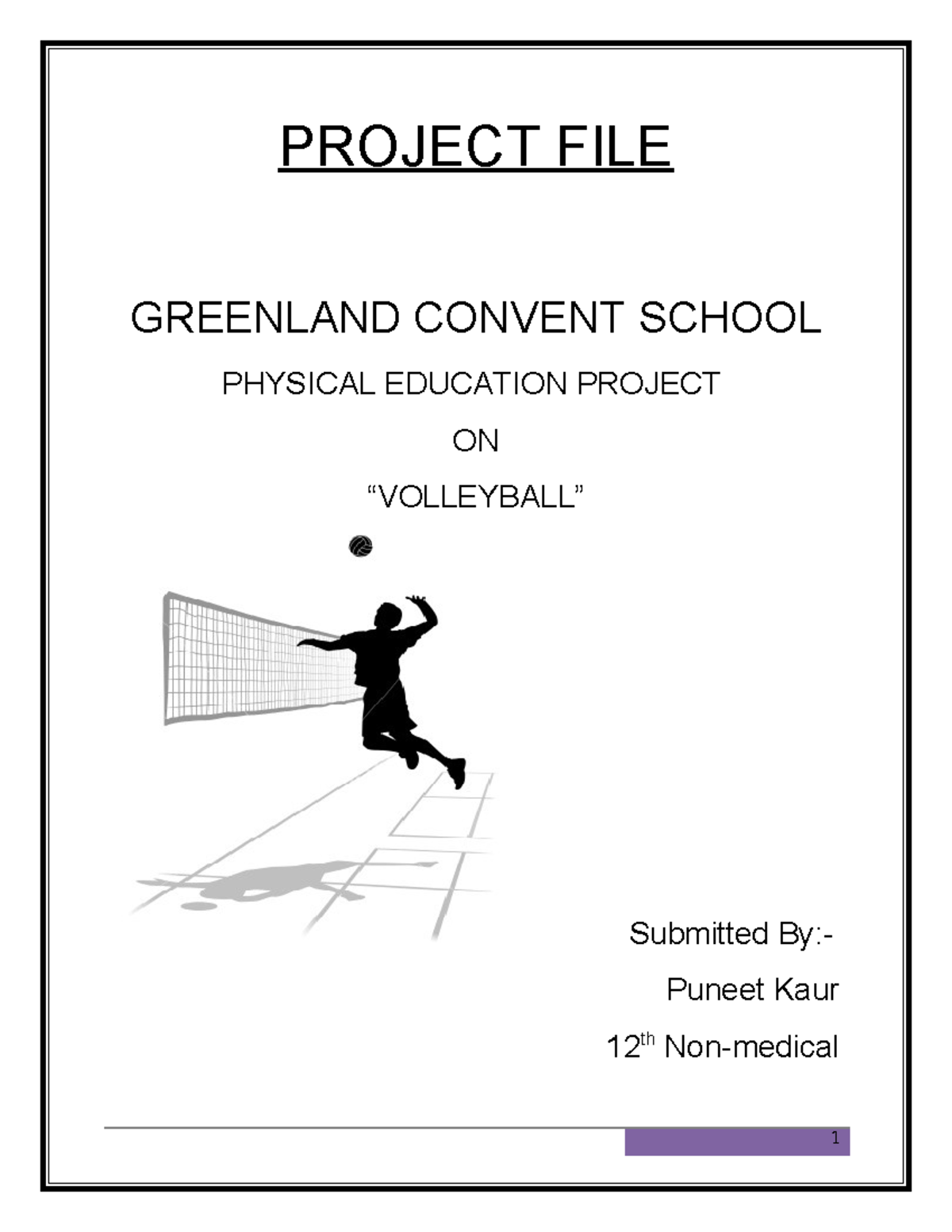 124283019 Project File Volleyball - PROJECT FILE GREENLAND CONVENT ...
