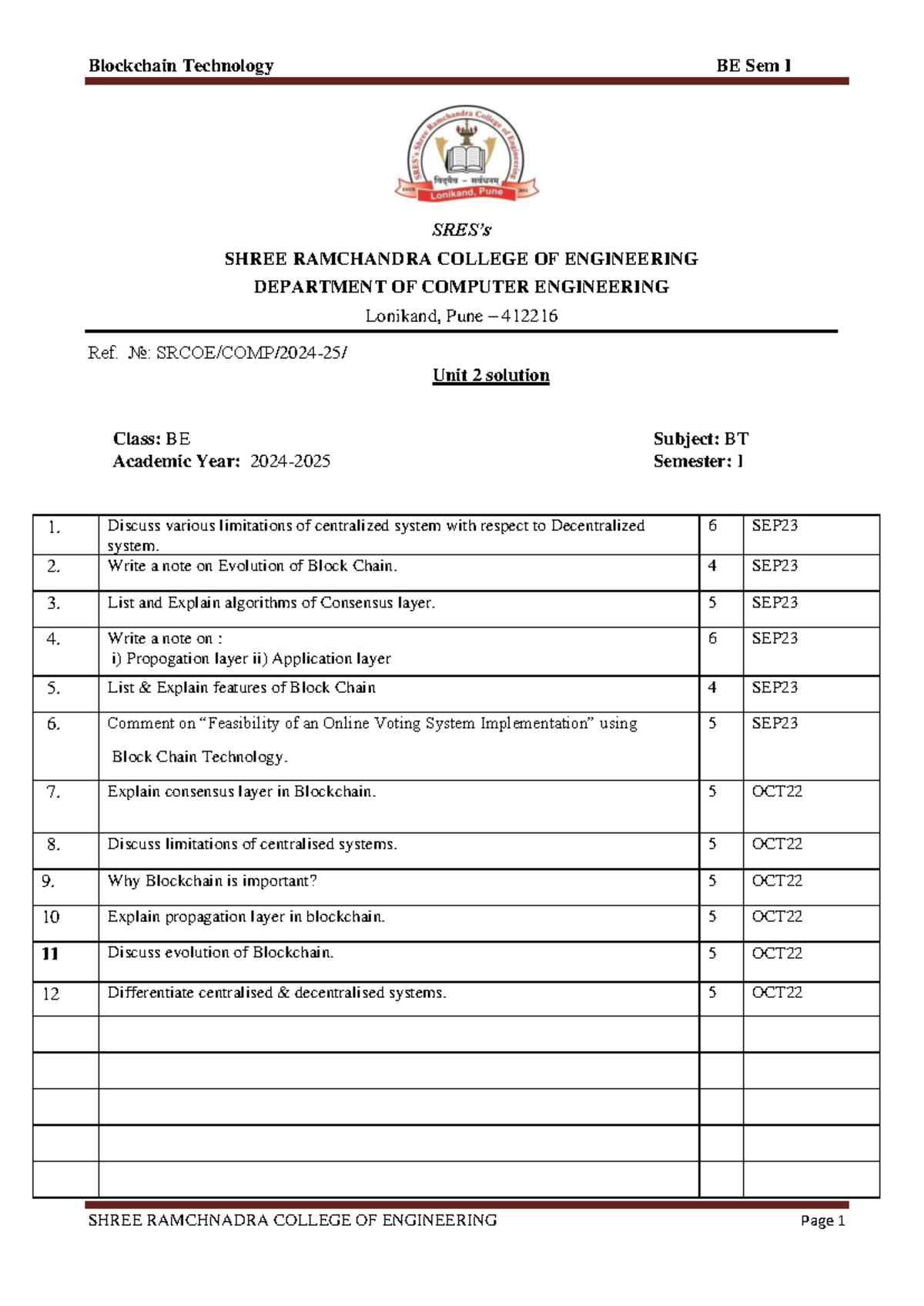 UNIT2 BT Notes (Autosaved) - SRES’s SHREE RAMCHANDRA COLLEGE OF ...