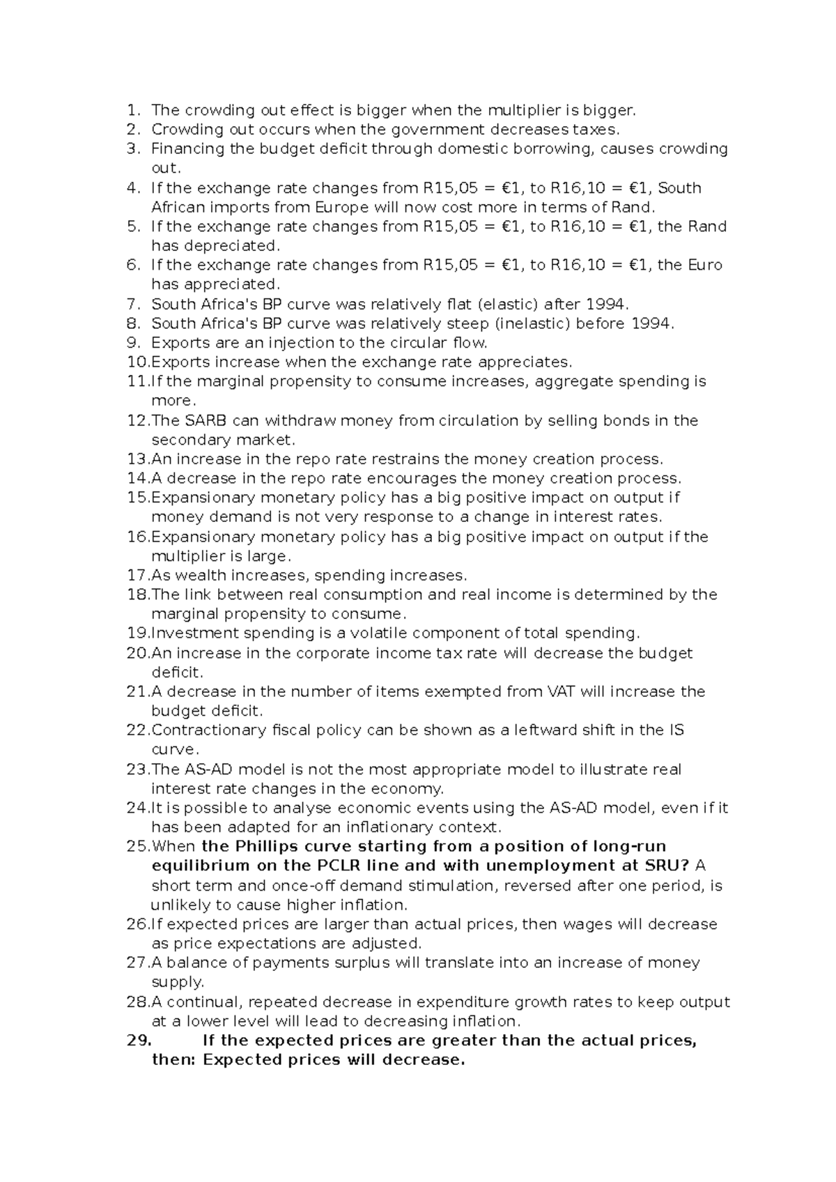 ECON PREP - Notes to help when studying for ECON 211 - The crowding out ...