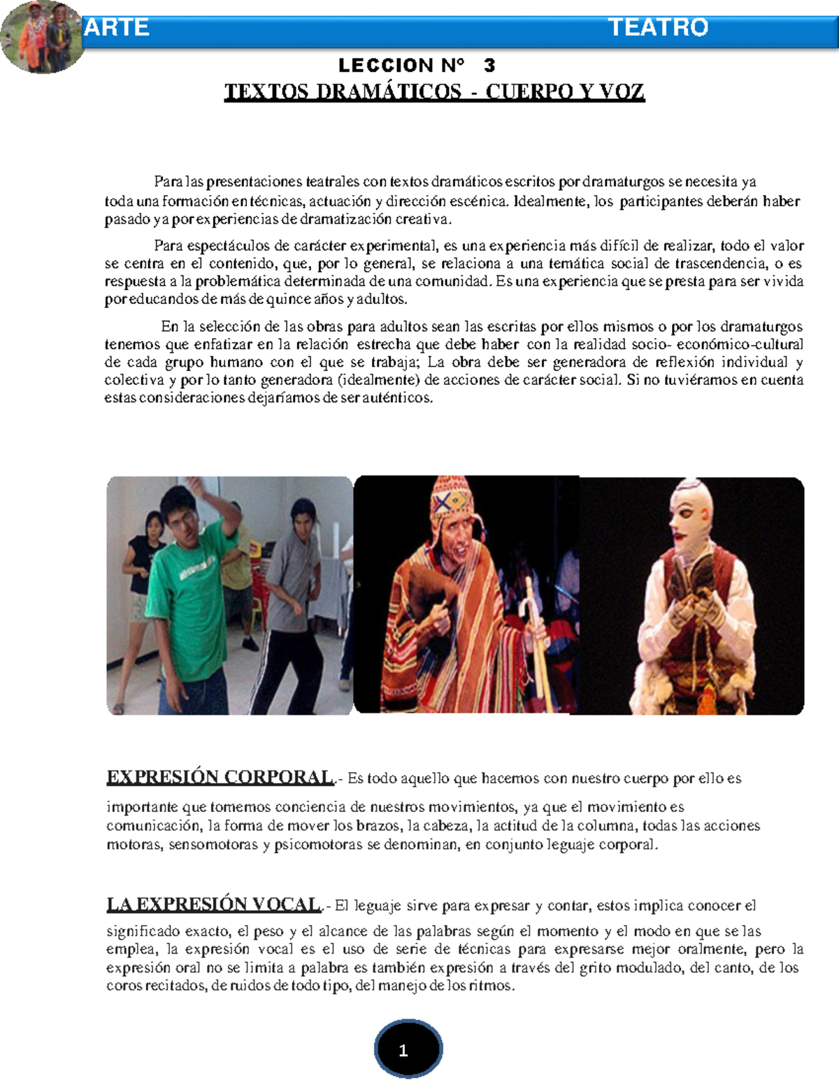 D.- Music-ART.-VIS- Teatro-Y- Danza-4º - 1 TEXTOS DRAMÁTICOS - CUERPO Y ...