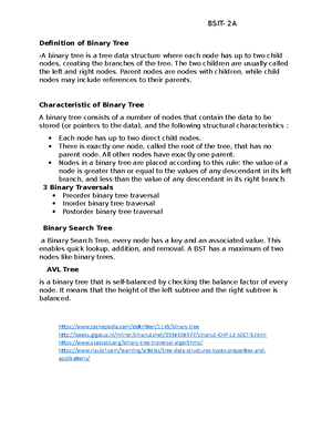 Binary Search Tree - Binary search tree mainly focuses on the search ...