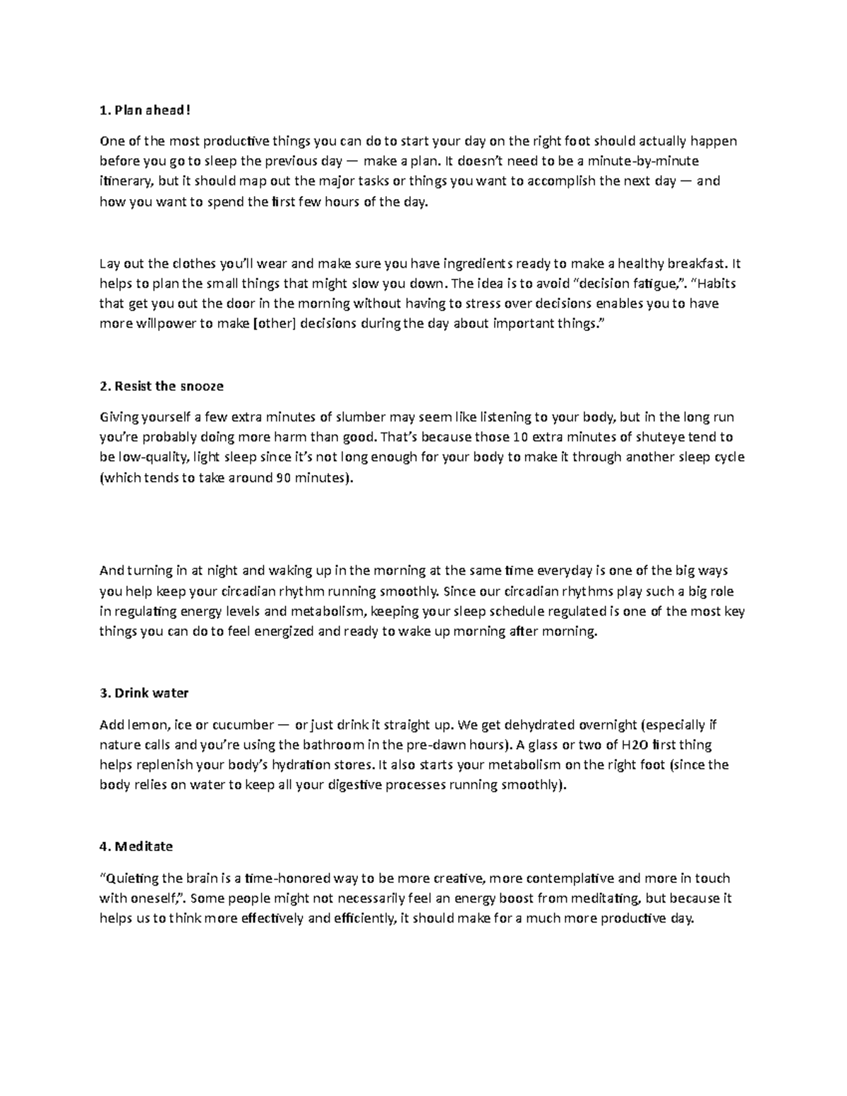 My Life is a Choice - setet - Plan ahead! One of the most productive ...