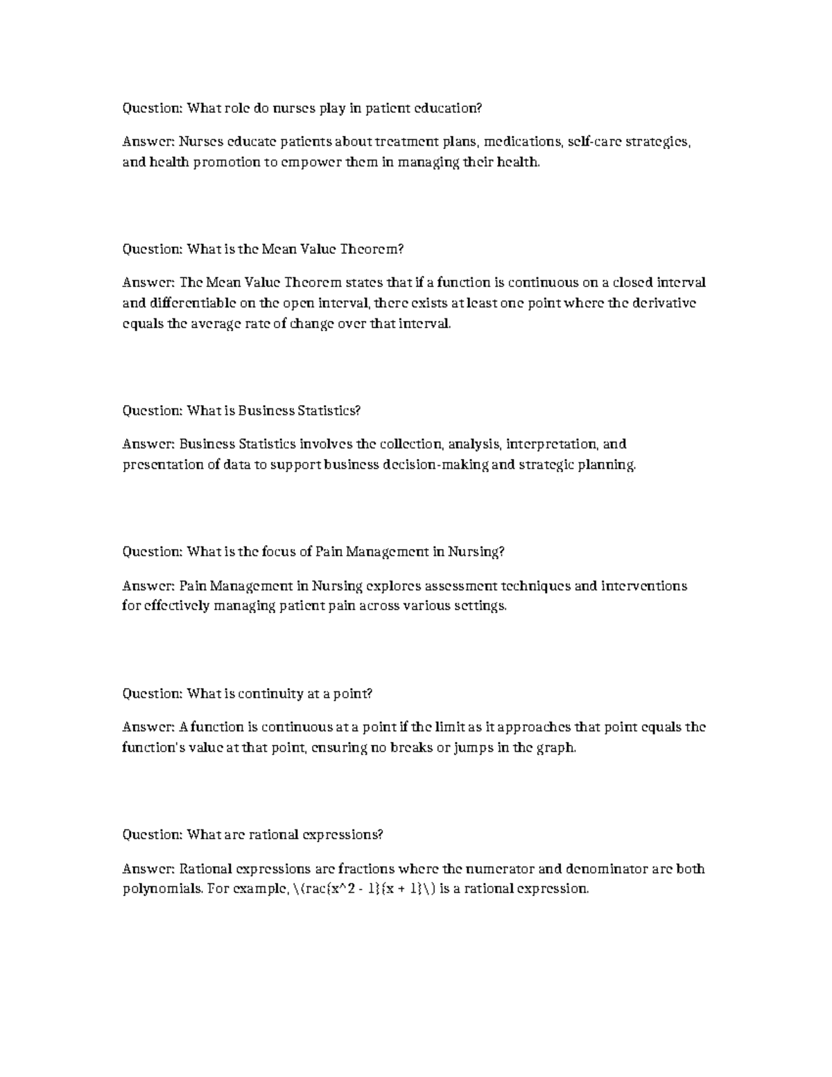 Dizygous hanafee observative - Question: What role do nurses play in ...