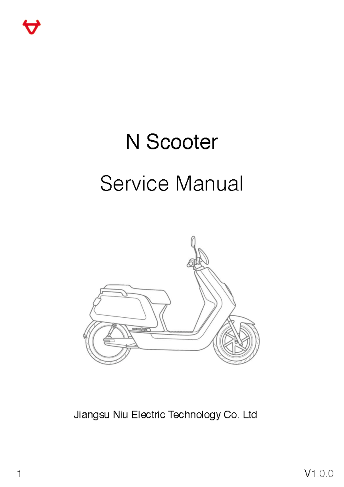 N Manual Servicio V1 - N Scooter Service Manual Jiangsu Niu Electric ...