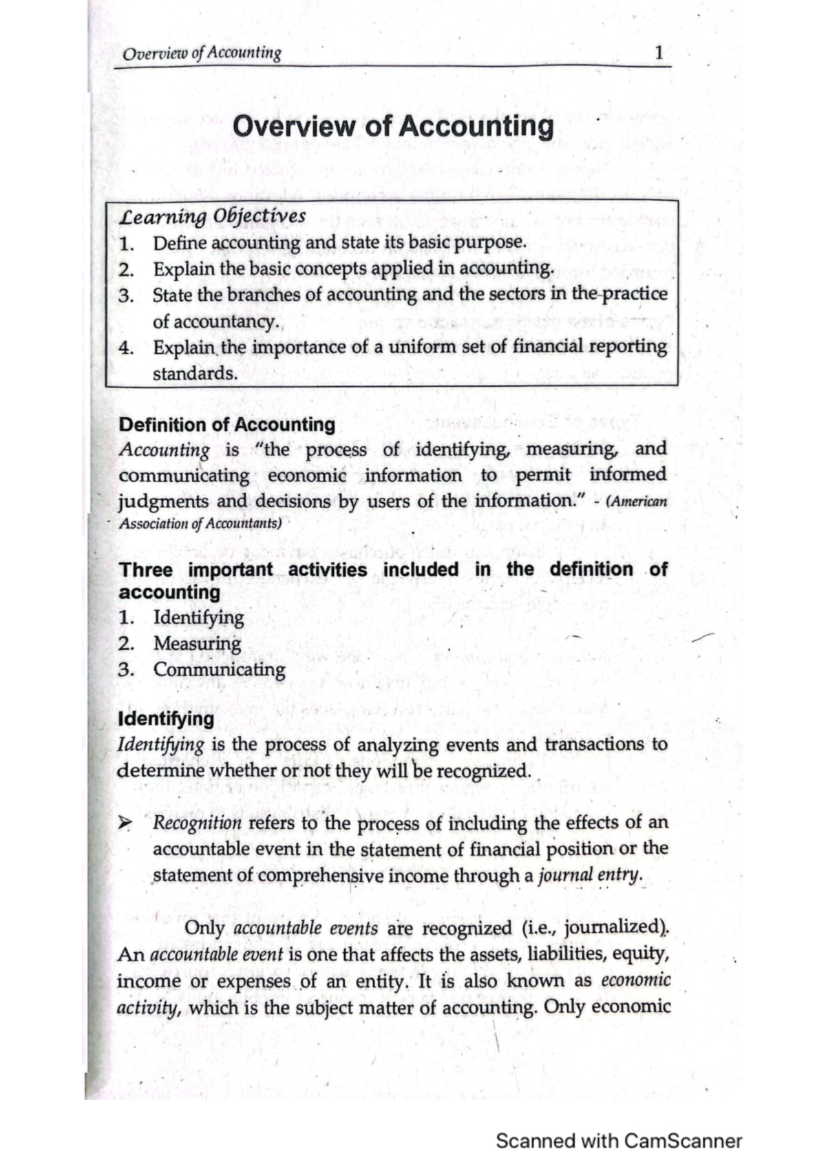 Cfas 1a Conceptual Framework Studocu