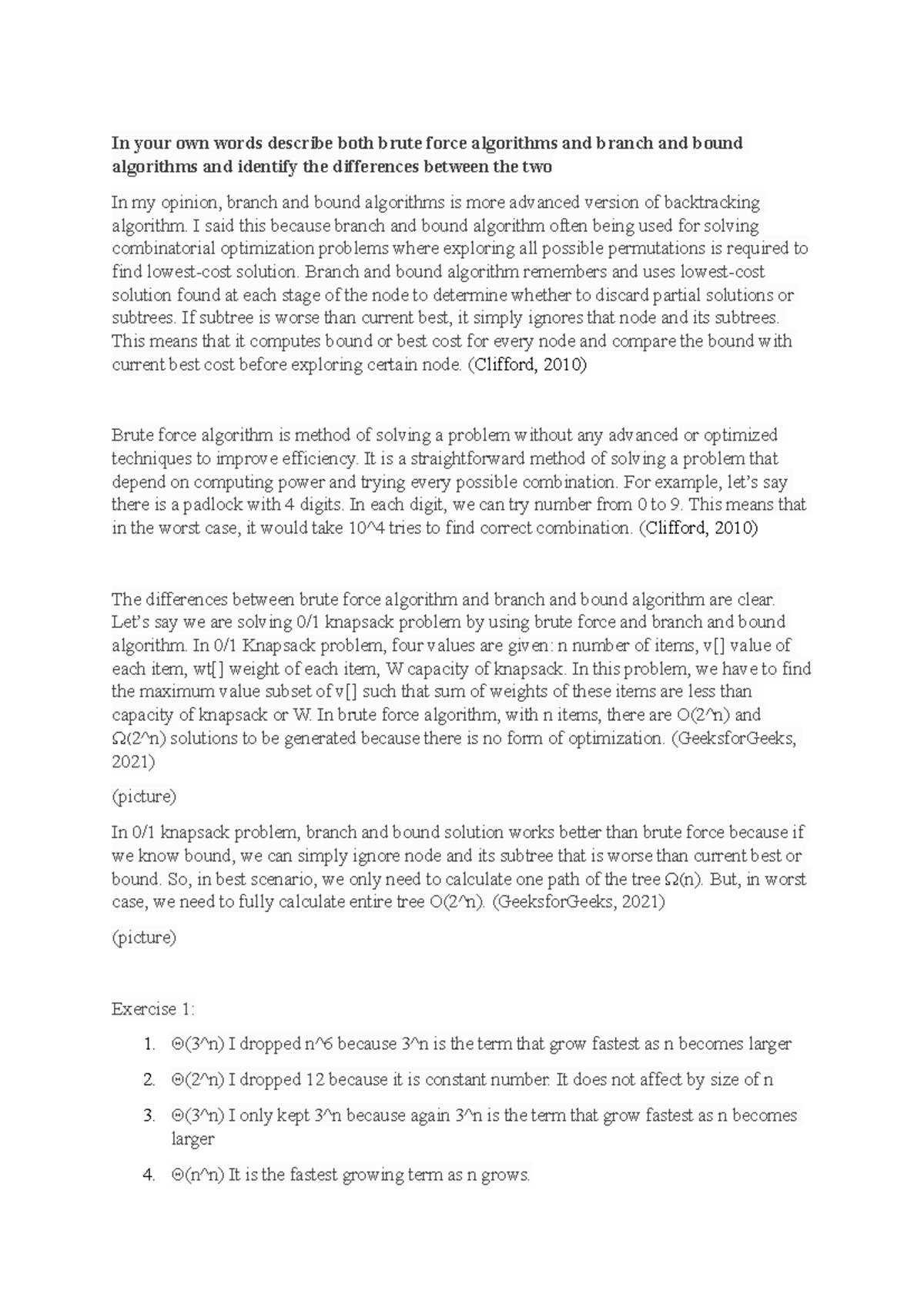 Cs 3304 discussion - CS 3304 - UoPeople - Studocu