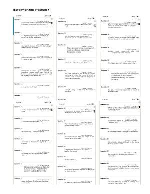 HOA EXIT EXAM Answers - Summary History of Architecture - Studocu