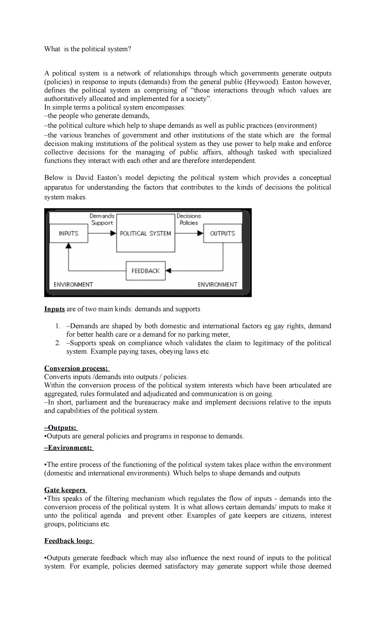 Final 6 May 2017, questions and answers - What is the political system ...