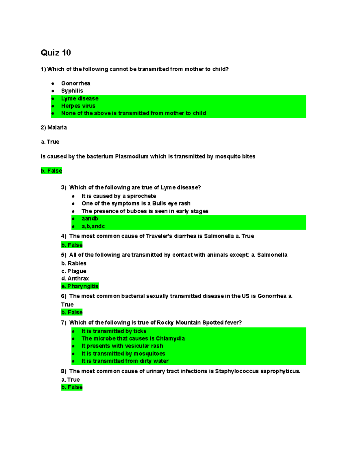 Quiz 10-246 - Study material - Quiz 10 Which of the following cannot be ...