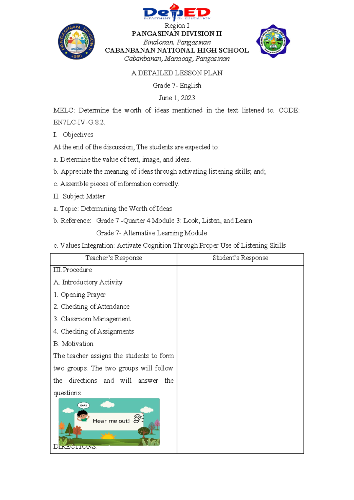 Final demo - help - PANGASINAN DIVISION II Binalonan, Pangasinan ...
