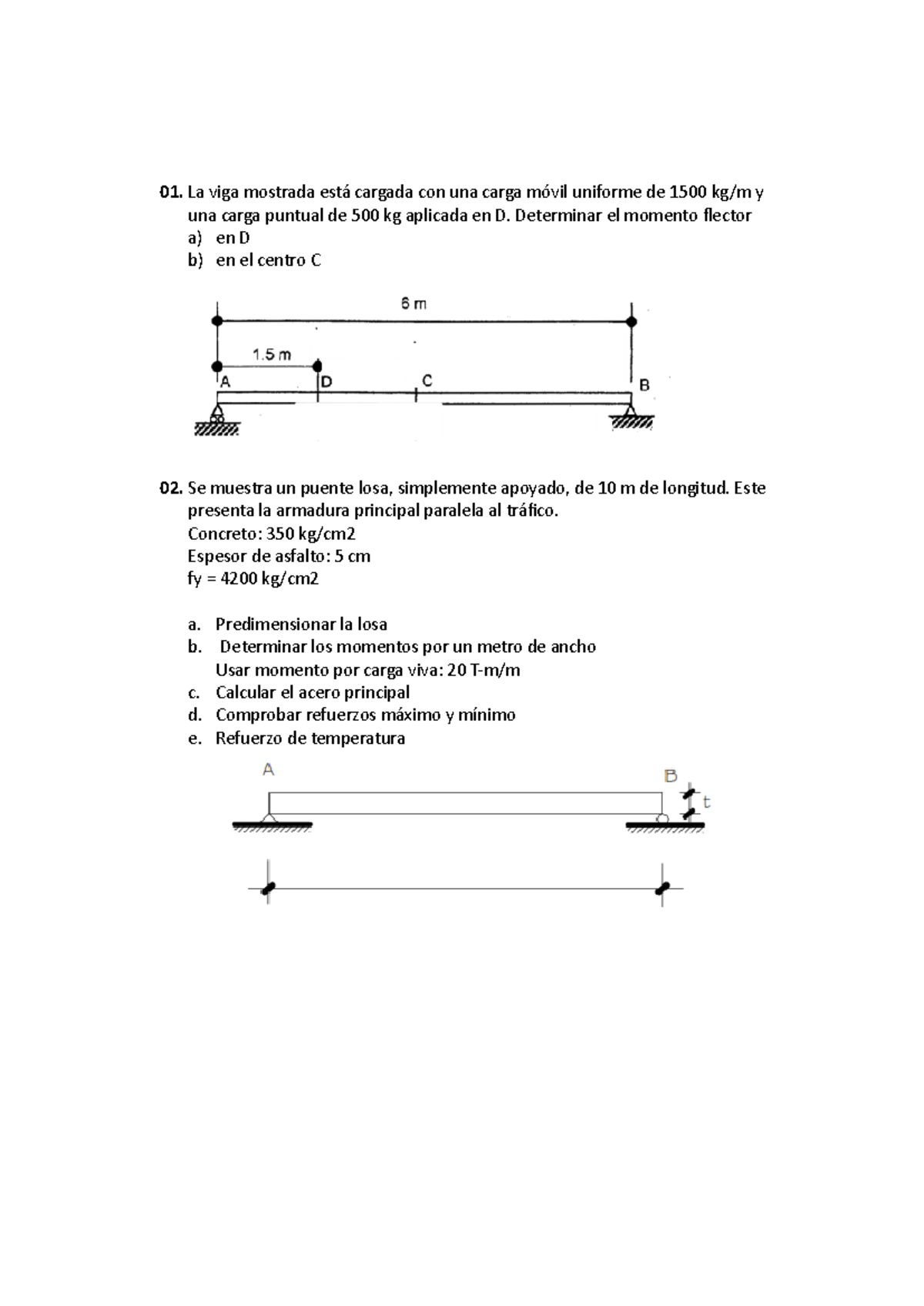 Ejercicios final - DSFSDF FDSFSDF - La viga mostrada está cargada con ...