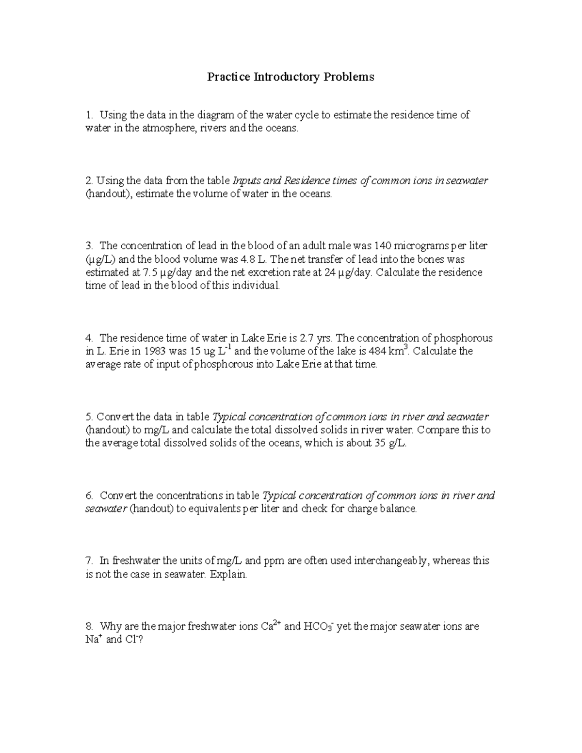 Practise intro problems and solutions 2016 - Practice Introductory ...