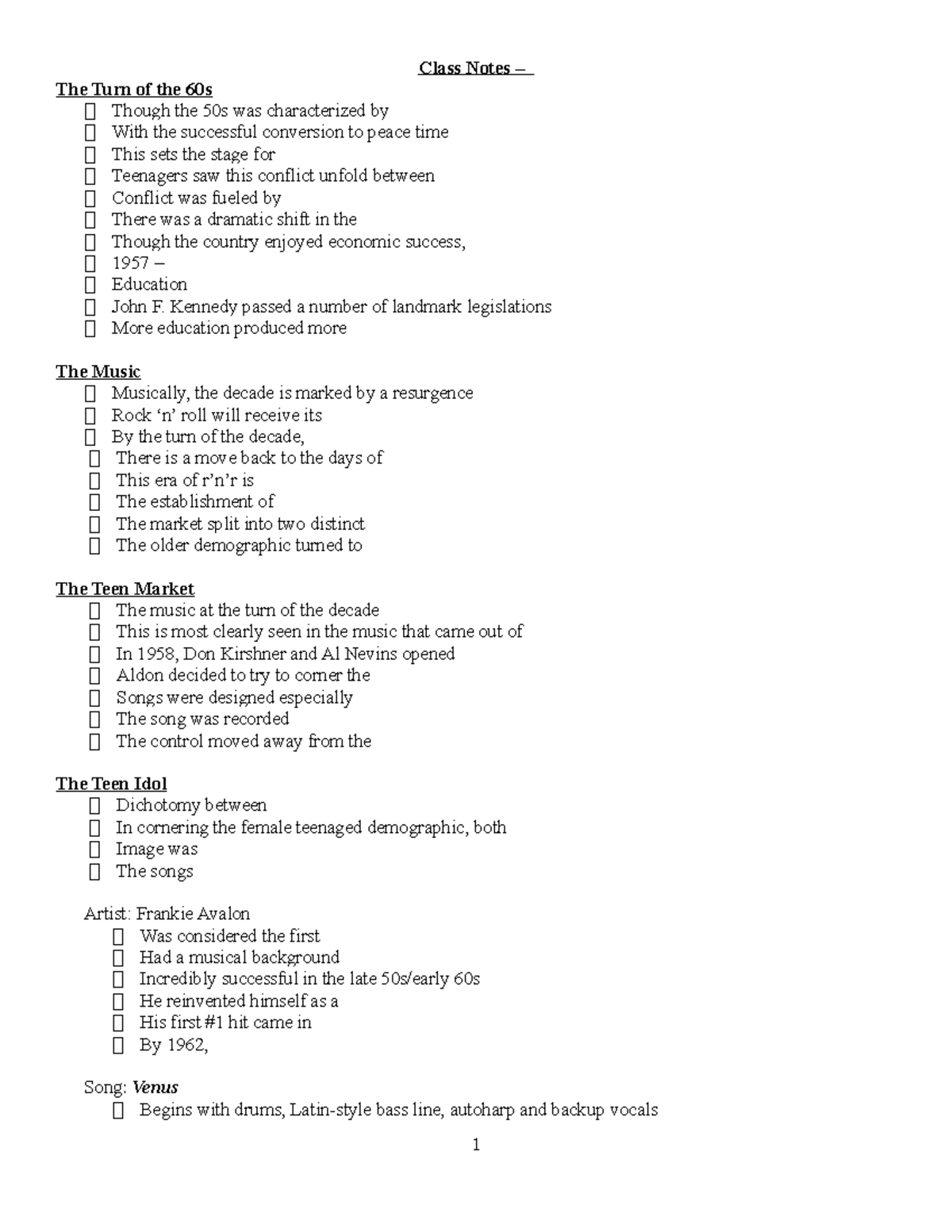 Class Notes - Set 4 - Josh D, fill in the blanks - Class Notes – The ...