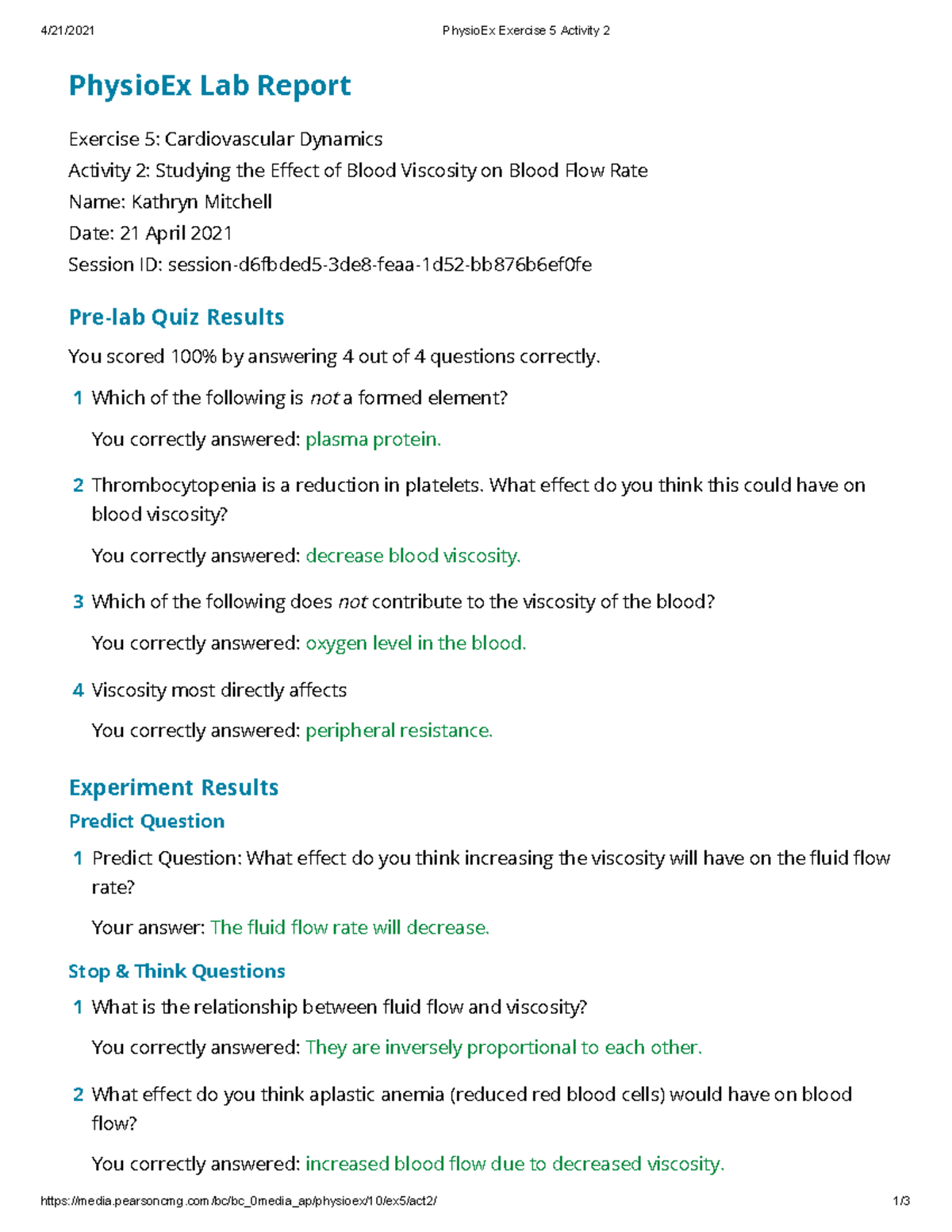 Physio Ex Exercise 5 Activity 2 Pearsoncmg Bc Bc 0media Ap Physioex