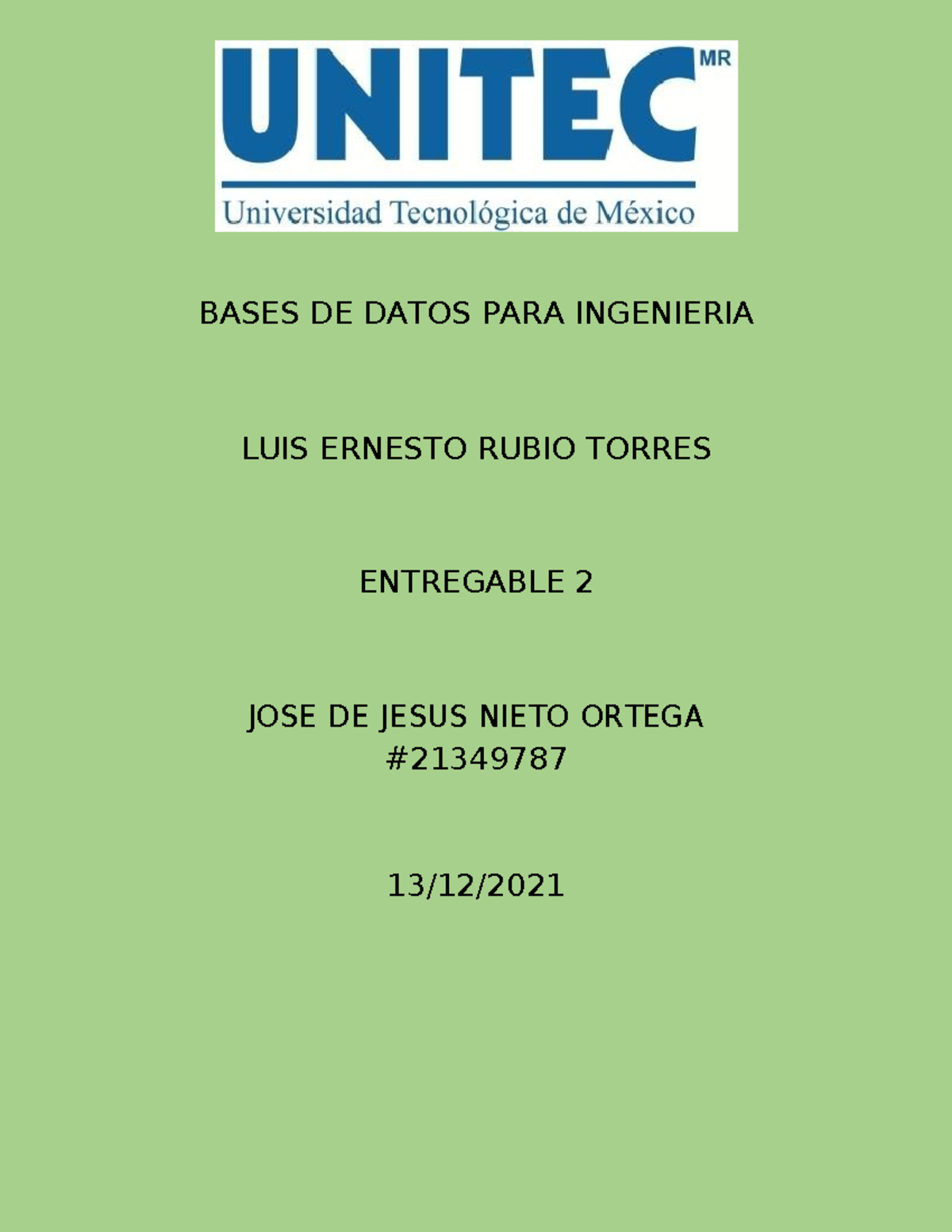 E2Basededatos NOJJ - Ejercicios entregable 2 base de datos para ...
