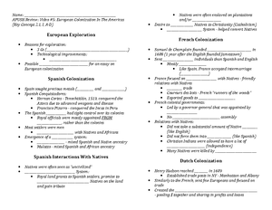 Unit 9 Objectives - Unit 9: Globalization C. 1900 - present AP Exam ...