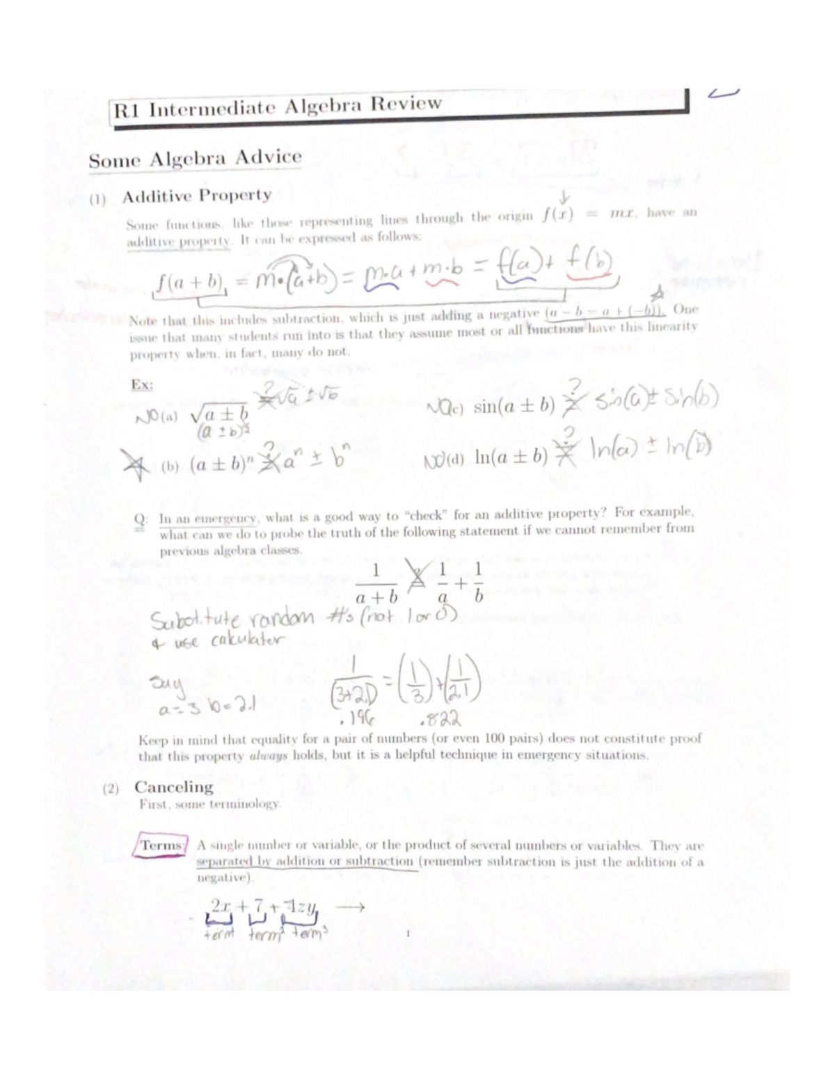 RI Intermediate Algebra Review - MTH 191 - Studocu