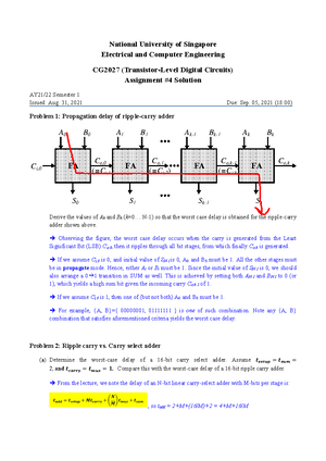 CG2027 assign 5 - solution - National University of Singapore ...