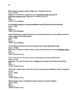 ACC577 QUIZ 296 - Nxjx - MAS(PROBLEMS) Test Banks Questions was 14. If ...
