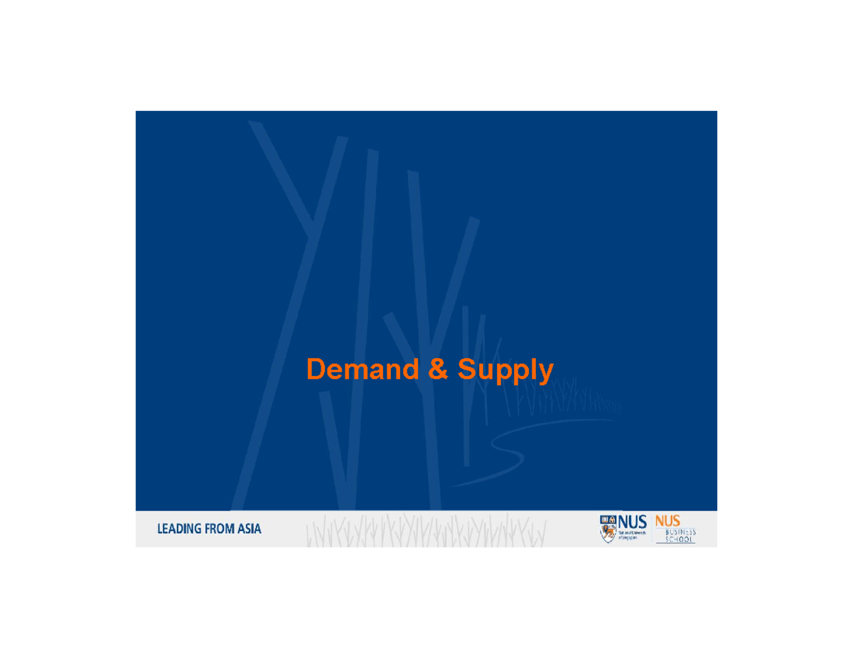 Demand & Supply illustration with example - Demand & Supply Demand ...