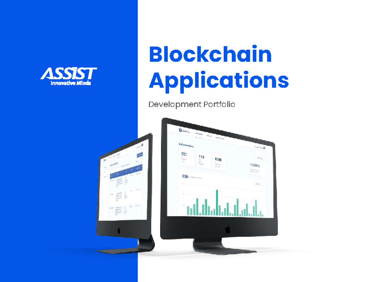 Assist Software Blockchain portfolio - Blockchain Applications Development Portfolio Blockchain ...