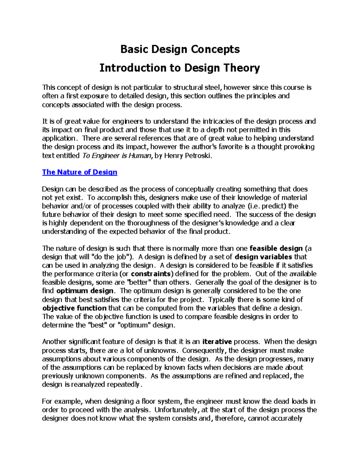A Beginner's Guide to the Structural Engineering - Basic Design ...
