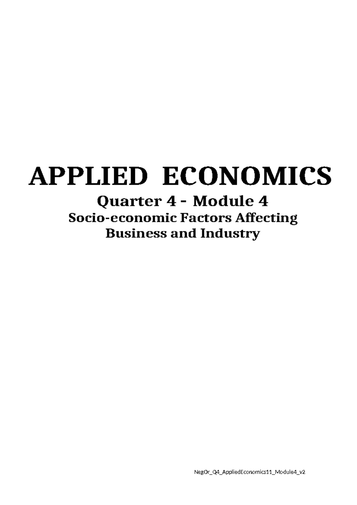 Applied-Economics-Q4-Module-4 2 - ####### NegOr_Q4_AppliedEconomics11 ...