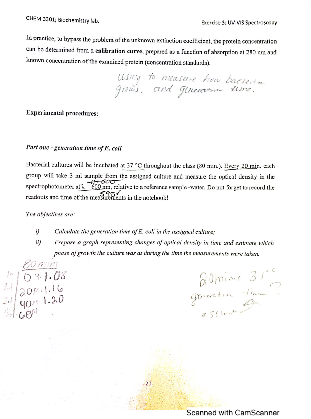 Exercise 3 - practice problems - CHEM 3301 - Studocu
