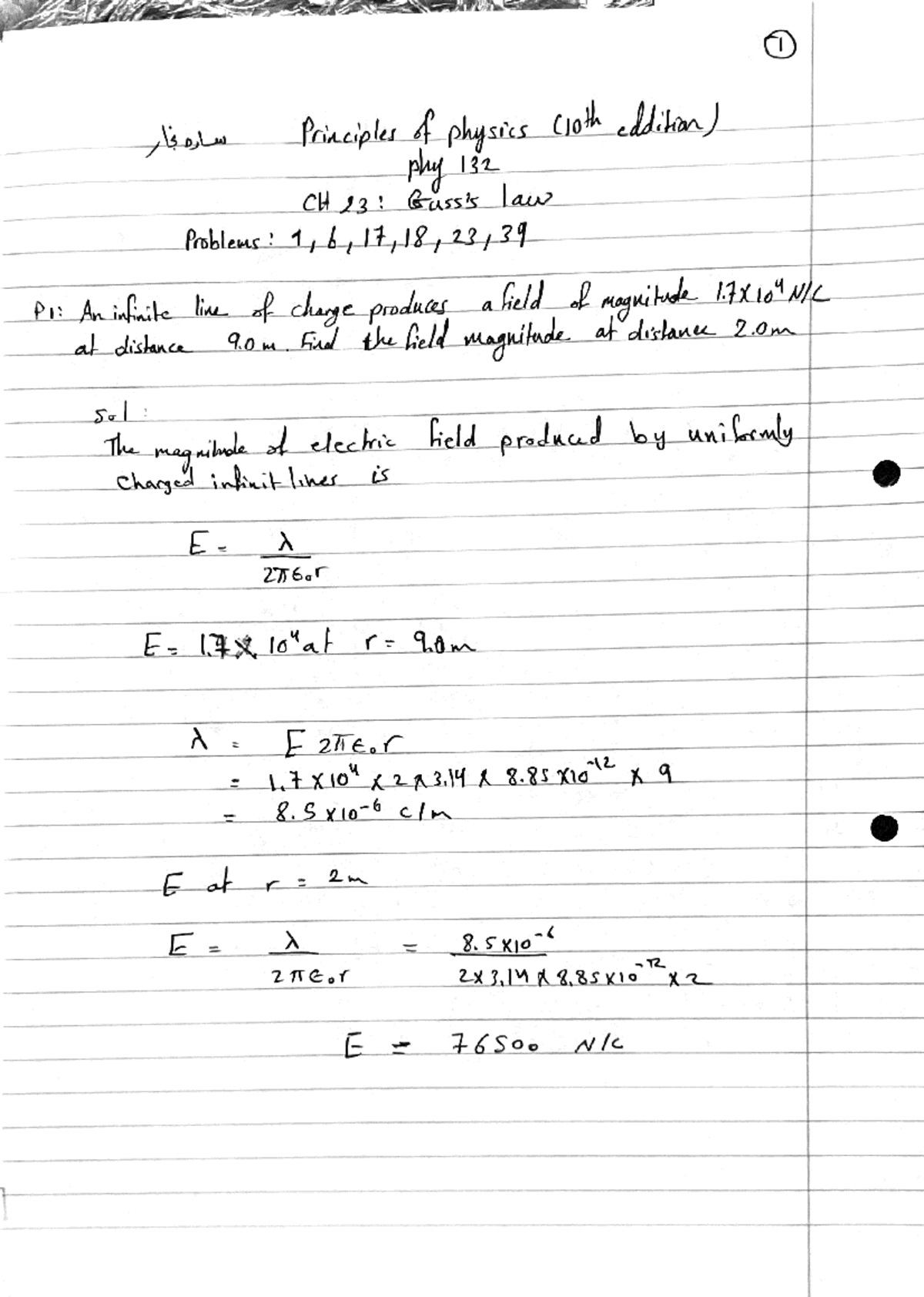 Ch23 - introduction to biological physics for the health and life science - Studocu