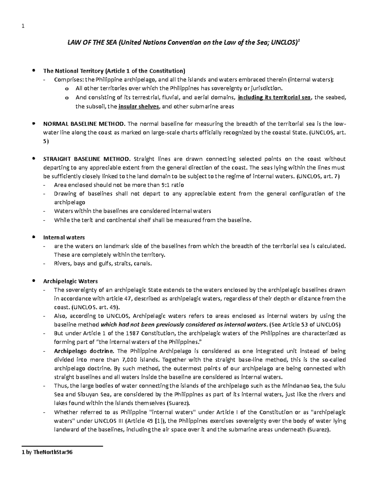 LAW OF THE SEA - Law of the sea. - LAW OF THE SEA (United Nations ...