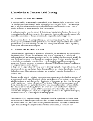 Computer Aided Design Module 3 - 1. CADD SOFTWARE SELECTION There is a large variety of ...
