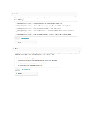 Physics 2 Exam 3 Review Quiz - PHYS 1112K - Studocu