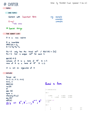 PDF MA1512 Cheat Sheet - National University of Singapore AY2017/18 Semester 1 Finals Cheat ...