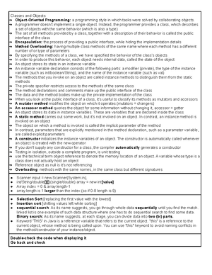 Unit 2 Test Cheat Sheet - CSE 110 (Unit 2 Test Notes) In-Class Lecture ...