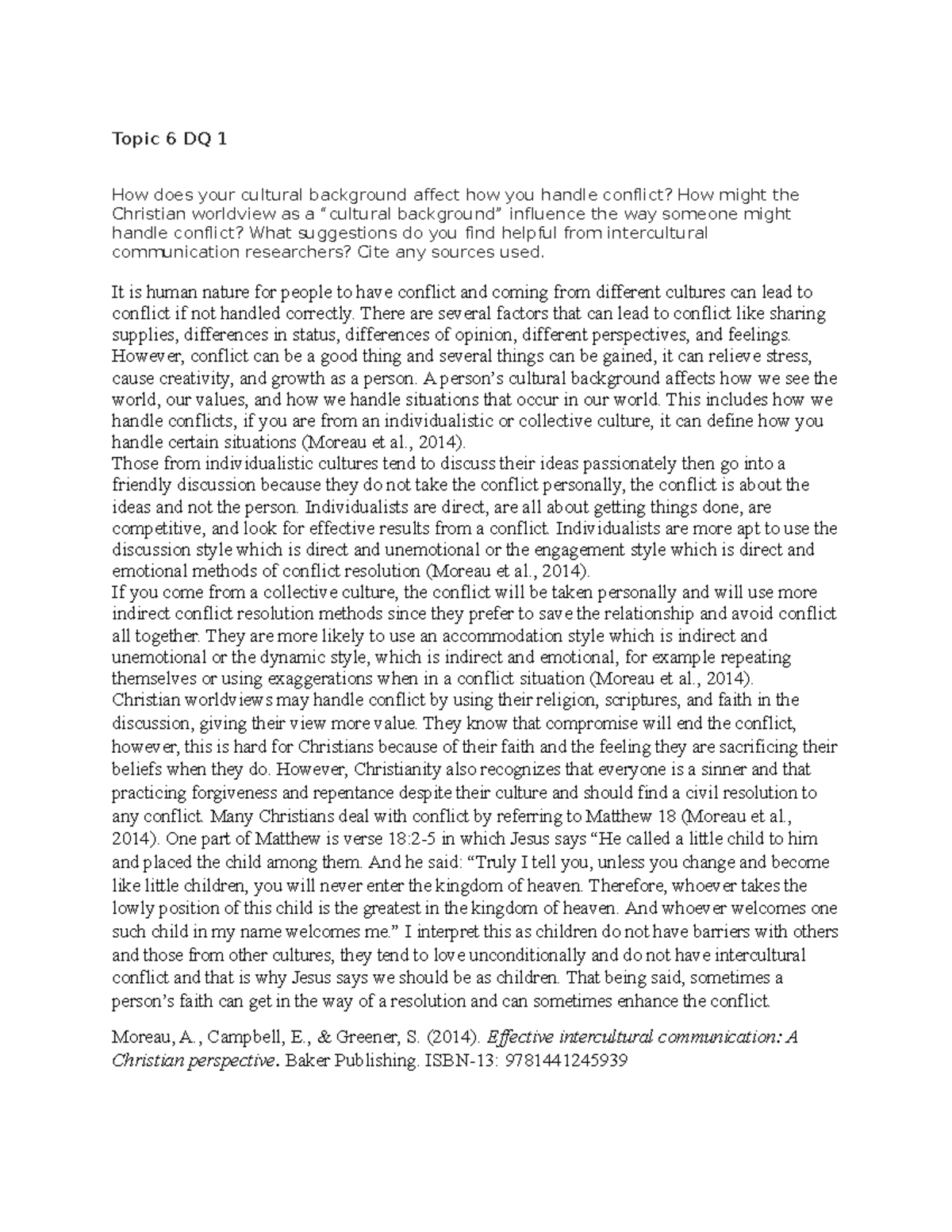 Topic 6 DQ 1 COM-263 - It is a discussion question - COM-263 - GCU ...